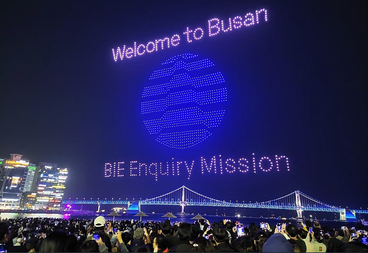 La delegación de la BIE visita Corea para evaluar la candidatura de Busan para la Expo Mundial ...